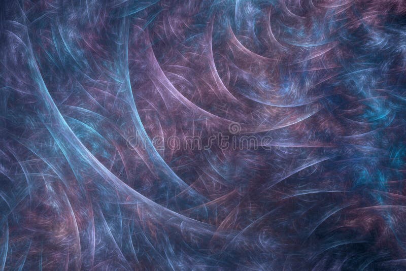 Abstract Fractal Ice Feathers. Fantasy Fractal Design for Posters ...