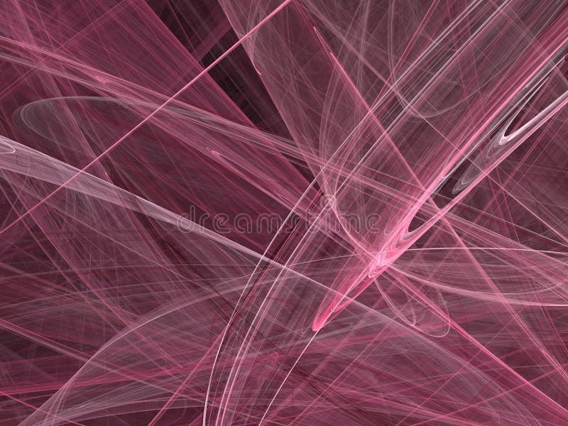 Abstract Fractal with Light Pink Curved Lines and Waves Stock Photo ...