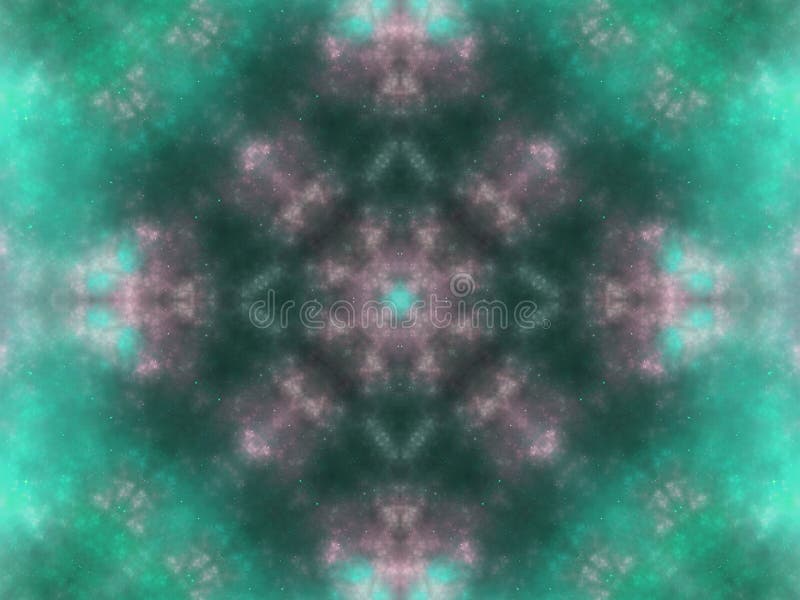 Abstract Fractal Night Sky or Outer Space Stock Illustration ...