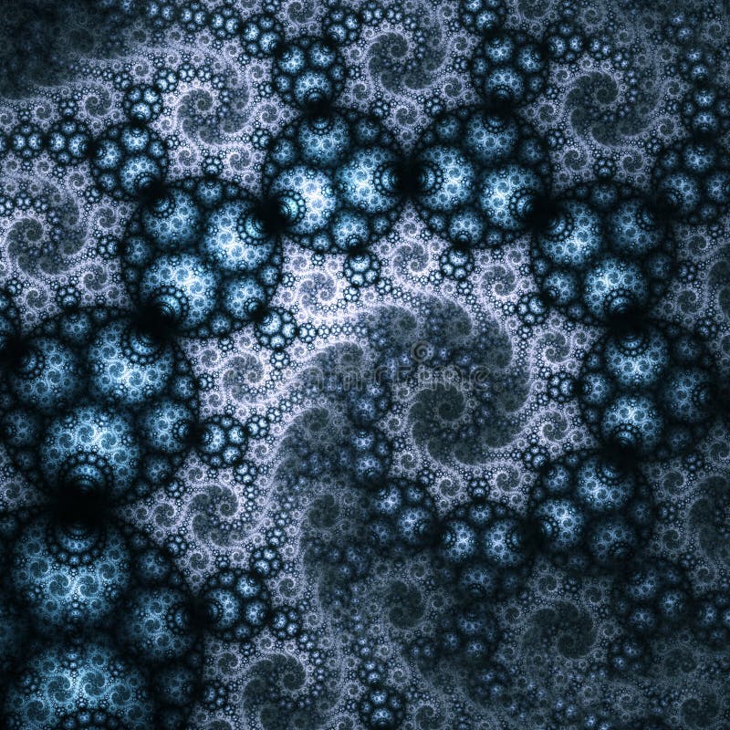 Abstract Fractal Ocean Waves Stock Illustration - Illustration of dream ...