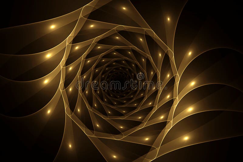 Abstract fractal pattern. stock illustration. Illustration of energy ...