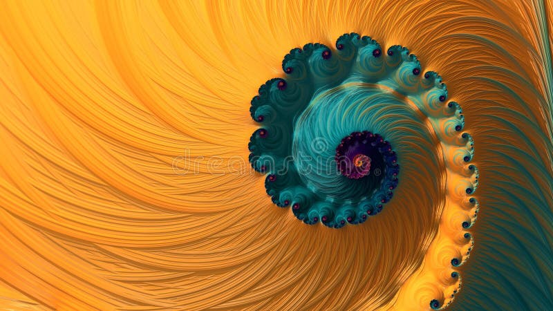 Abstract Fractal Patterns and Shapes. Dynamic Flowing Natural Forms ...