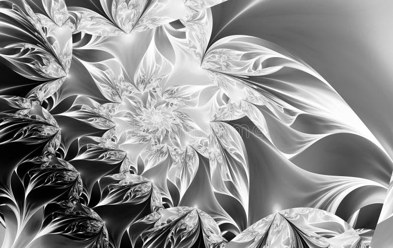 Abstract Fractal Patterns and Shapes.Mysterious Psychedelic Relaxation ...