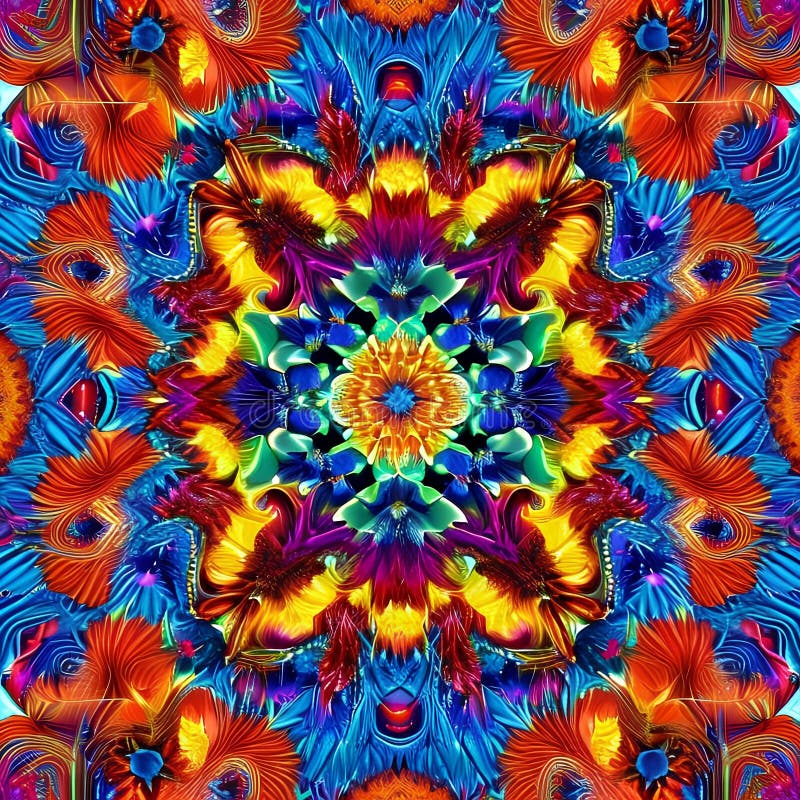 1104 Abstract Fractal Patterns: a Vibrant and Dynamic Background ...