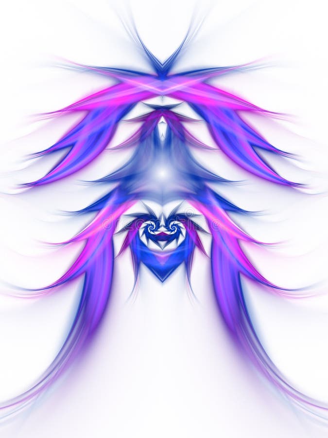 Abstract fractal tree stock illustration. Illustration of backdrop ...