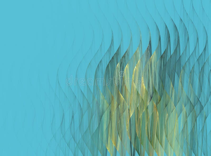 Abstract Fractal Wave Pattern Stock Illustration - Illustration of ...