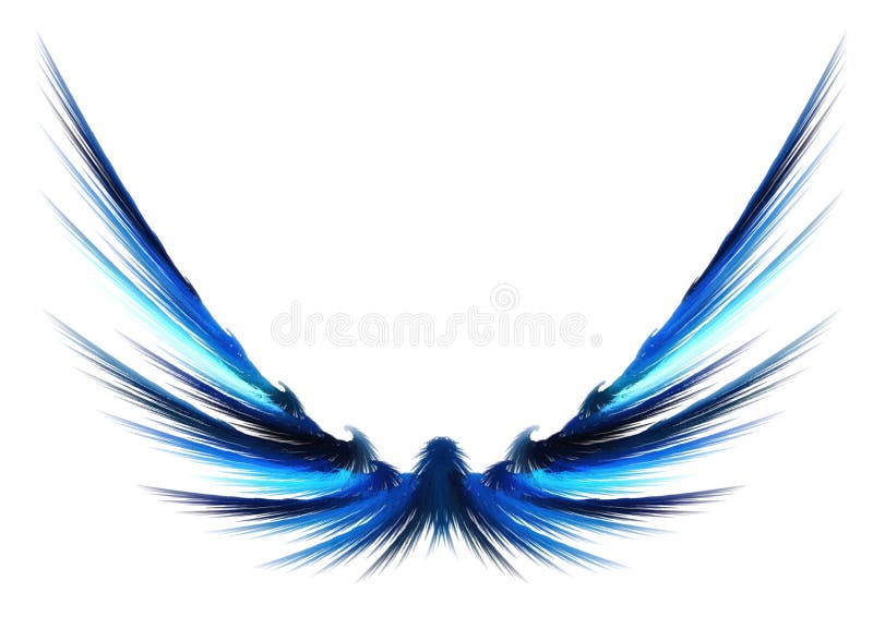 Abstract Fractal Wings stock illustration. Illustration of fairy - 14227318