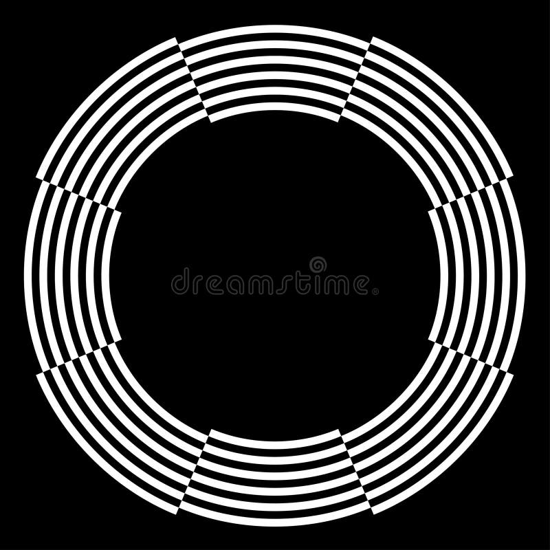 Op Art Pattern Frame stock vector. Illustration of psychedelic - 28697634