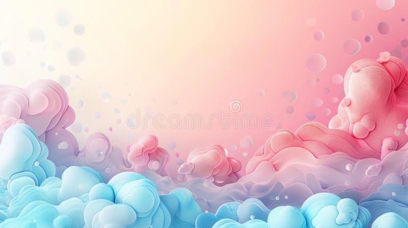 Abstract Frame Border Background with Cloud Computing Concept in Soft ...