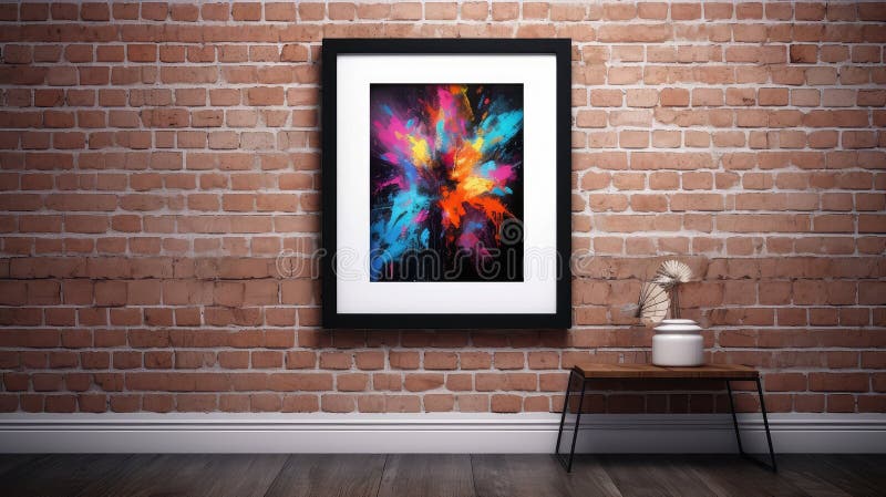 Abstract Frame Border Black Stock Illustration - Illustration of ...