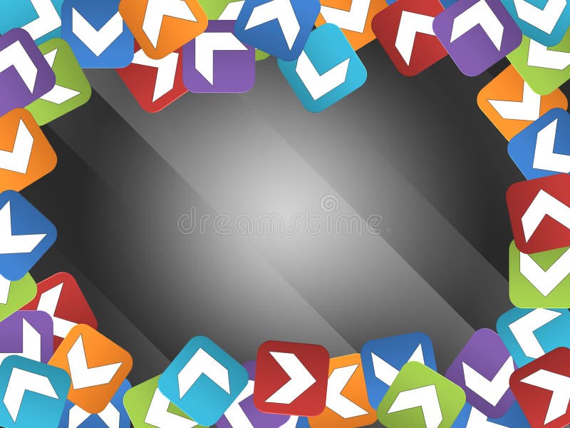 Colored Squares Border Stock Illustrations – 602 Colored Squares Border ...