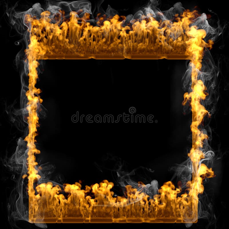 Blue Fire Flames Energy Frame Stock Illustrations – 145 Blue Fire ...