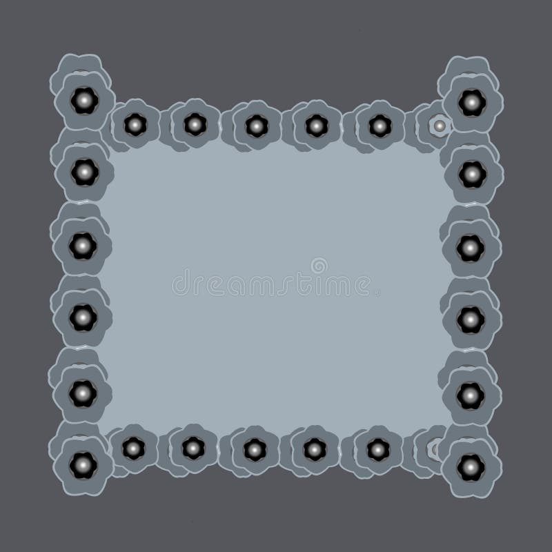 Abstract Frame Design. Grey Frame Stock Illustration - Illustration of ...