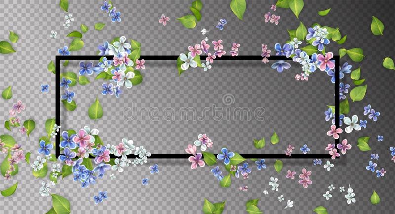 Abstract Floral Frame stock vector. Illustration of spring - 116617138