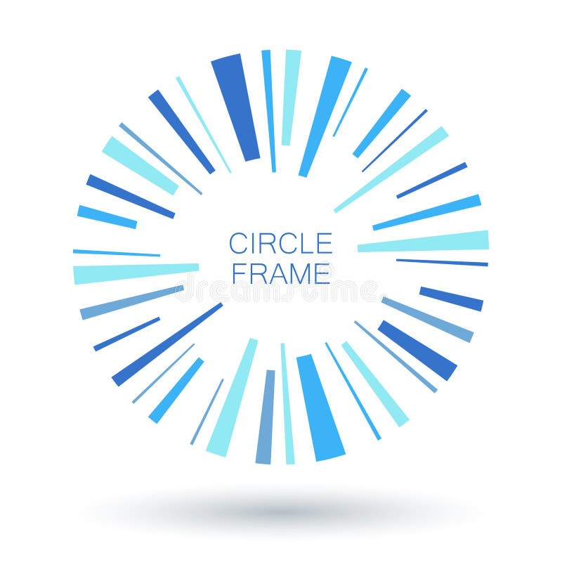 Abstract Frame Hand Drawn Doodle Circle Patterns. Round Backgrounds ...