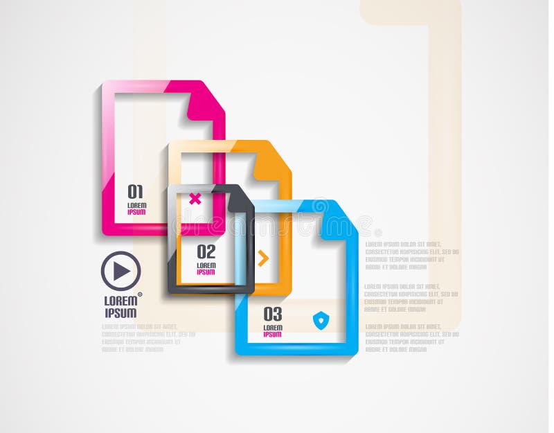 Abstract Frame Infographics Stock Vector - Illustration of pattern ...