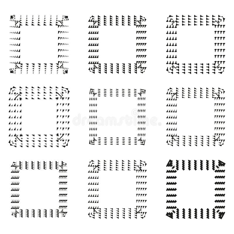 Abstract Frame Pattern. Geometric Border Design. Minimalist Vector ...