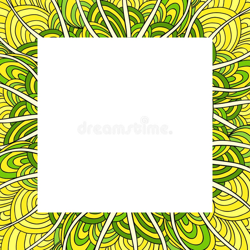 Abstract frame stock vector. Illustration of nature, happy - 63490872