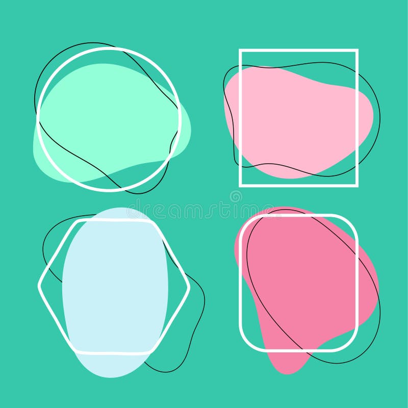 Abstract Frame for Text Box Illustration Vector Stock Illustration ...