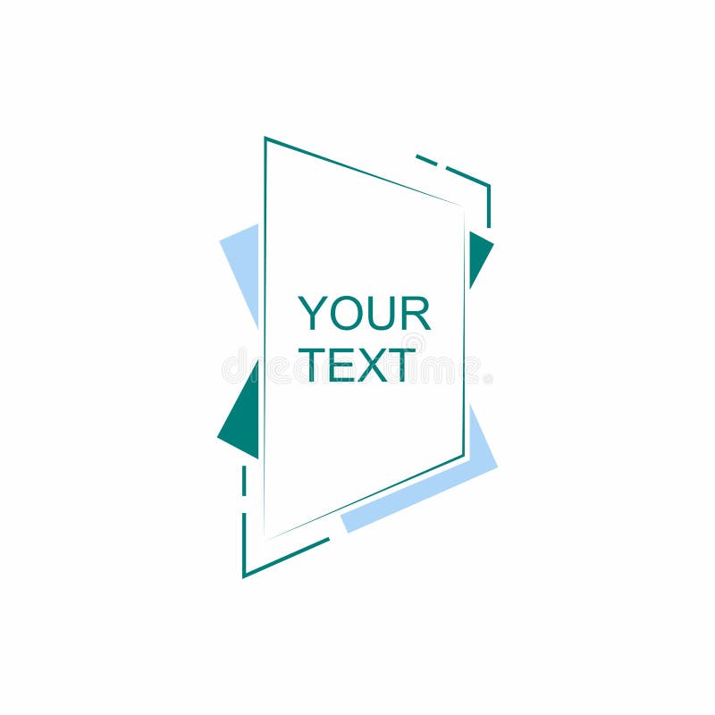 Abstract frame for text stock vector. Illustration of concept - 96990947