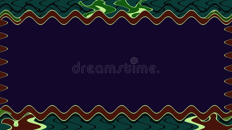 Abstract Frame with Wavy Lines Stock Video - Video of minimal, graphic ...