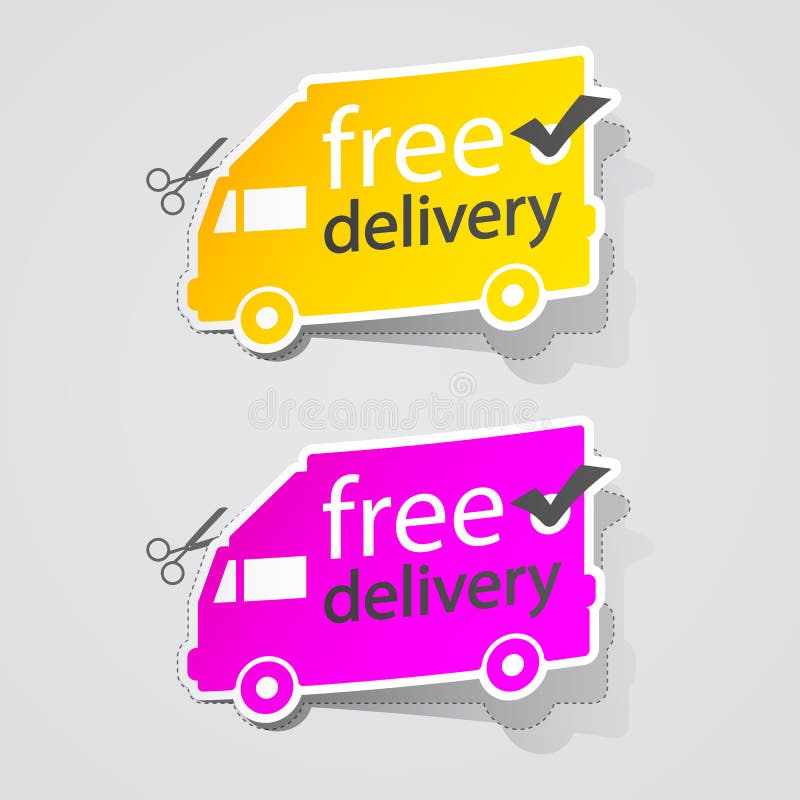 Free Shipping Pink Stock Illustrations – 494 Free Shipping Pink Stock ...