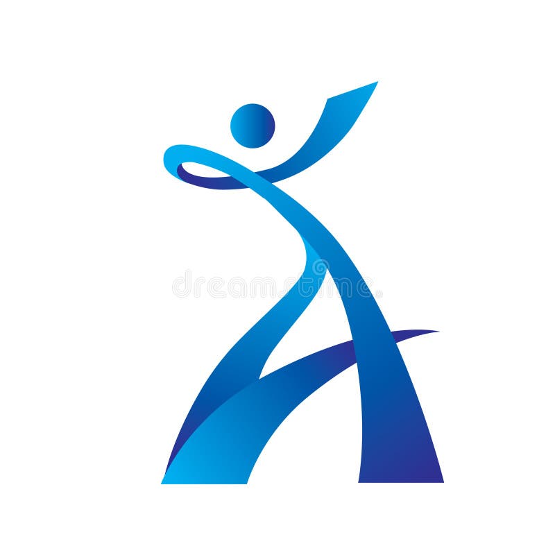 Abstract freedom dancer stock vector. Illustration of cheerful - 129065207