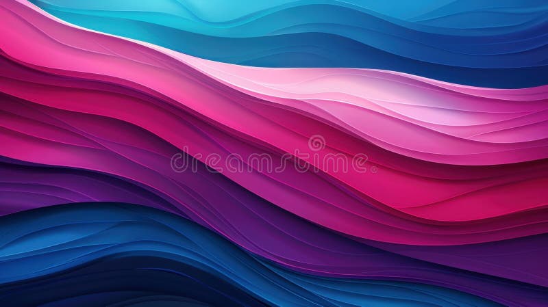 Abstract Freeform Shapes with Vibrant Color Gradients Creating a ...