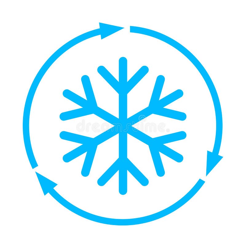 Abstract Freezing Vector Flat Icon Stock Vector - Illustration of icon ...