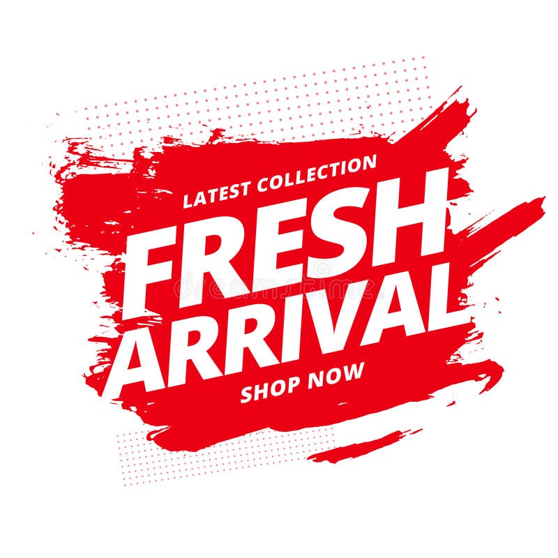 Abstract Fresh Arrival Offer Template Shop Now for Latest Collection ...