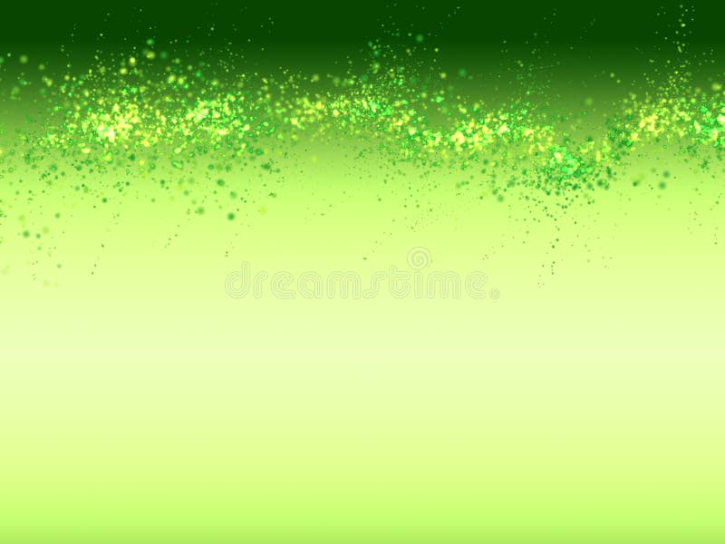 Abstract Fresh Bio Eco Green Sparkling Background with Many Blured ...