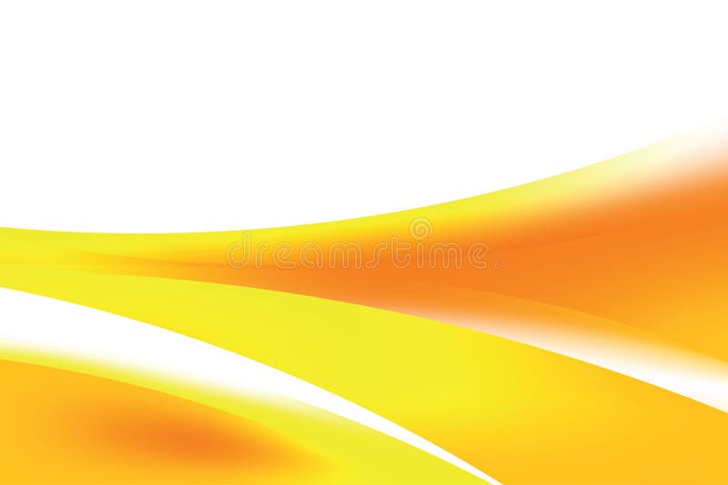 Abstract Fresh Yellow White Wavy Background Template Vector Stock ...