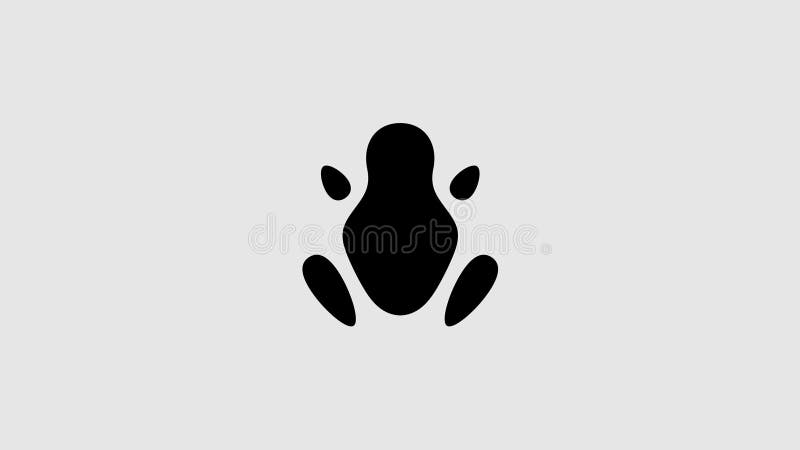 Abstract Frog Graphic Animation. 4K Resolution Stock Footage - Video of ...