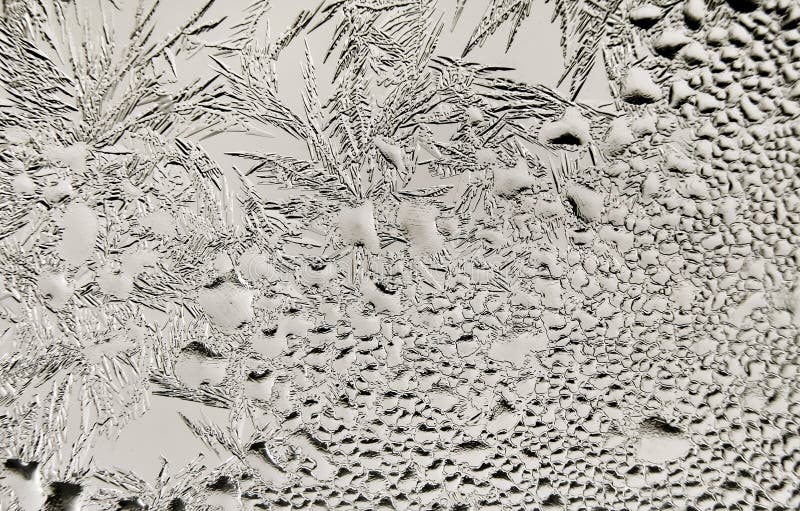 Abstract Frosted Pattern Ice. Stock Photo - Image of natural, snowflake ...
