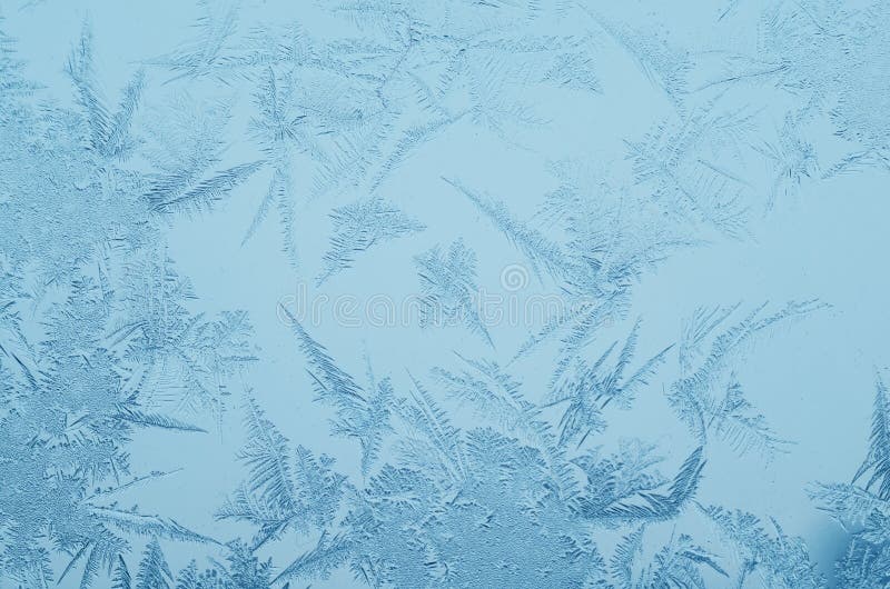 Abstract Frosty Pattern On Glass, Background Texture Stock Image ...