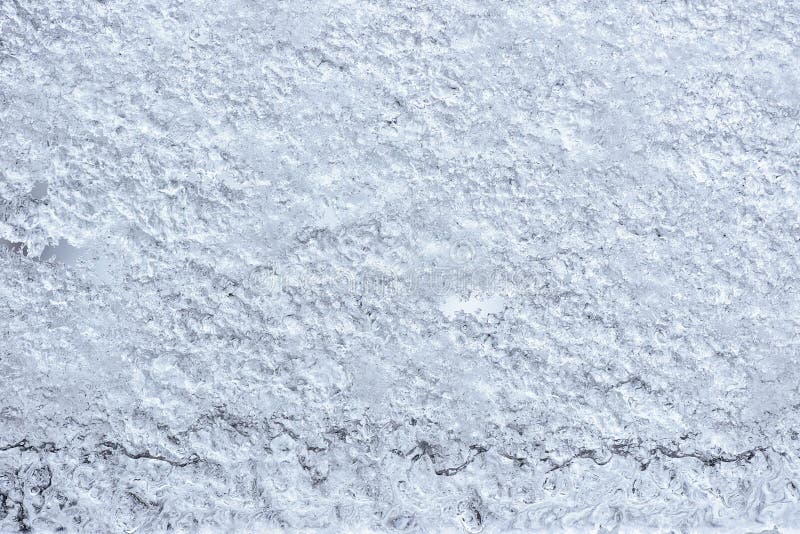 Abstract Frozen Ice Background. the Texture of the Snow Ice Stock Photo ...