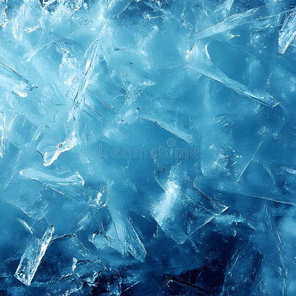 Abstract Frozen Surface with Distorted Drunk Text Frozen in Ice Stock ...