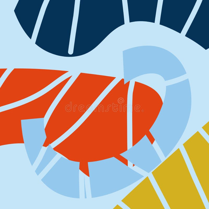 Abstract Fun Background. Colour Shapes Pattern. Splash Fun Backdrop ...