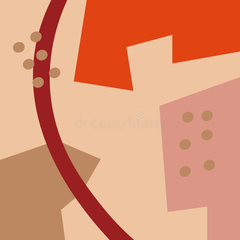 Abstract Fun Background. Colour Shapes Pattern. Splash Fun Backdrop ...