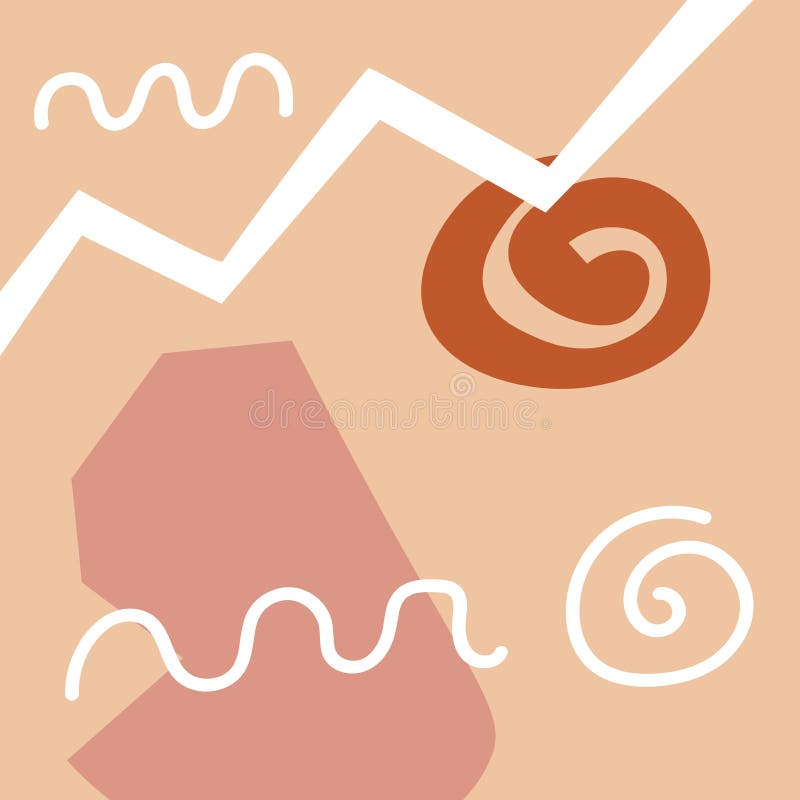 Abstract Fun Background. Colour Shapes Pattern. Splash Fun Backdrop ...