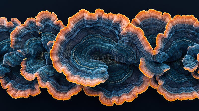 Abstract fungal formations stock illustration. Illustration of detail ...