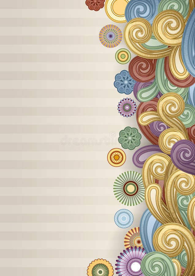 Abstract Funky Background stock vector. Illustration of doodle - 59135780