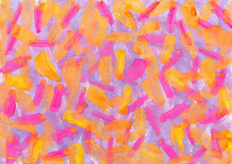 Abstract Funny Watercolor Background. Stock Illustration - Illustration ...