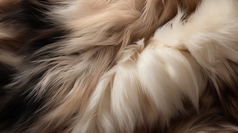 Abstract Fur with a Blend of Textures and Tones Stock Illustration ...