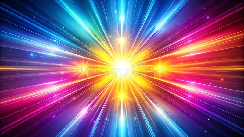 Abstract Fusion Radiance Background with Bold Color Blends Stock Image ...