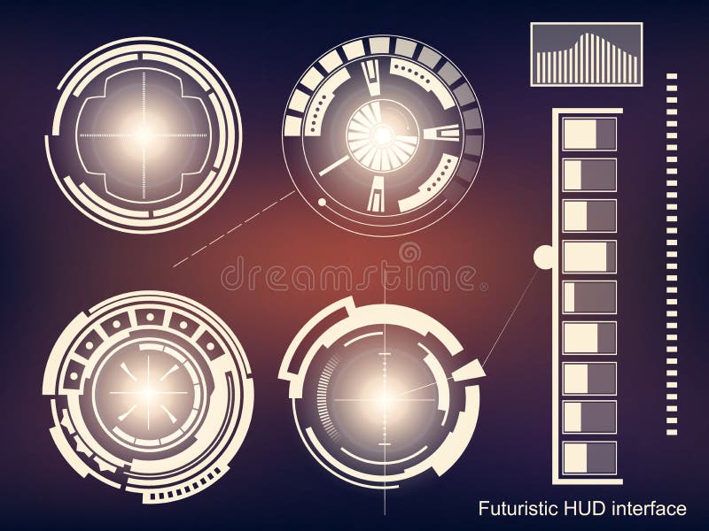 Abstract Future, Concept Vector Futuristic Virtual Graphic Touch User ...