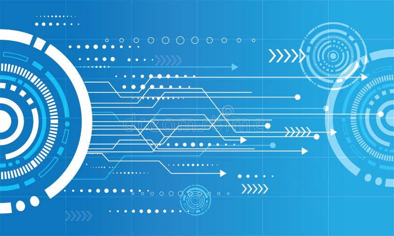 Abstract Future Science Technology Concept Stock Illustration ...