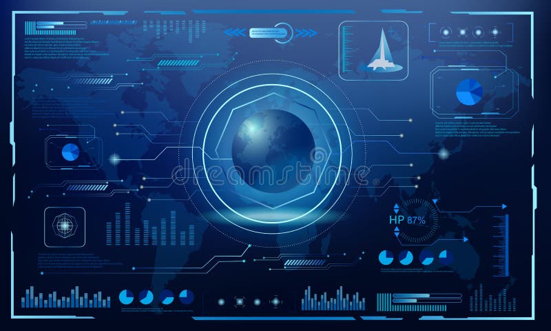 Abstract Future, Futuristic Virtual Graphic User Interface HUD Site ... Abstract Future, Futuristic Virtual Graphic User Interface HUD Site ...