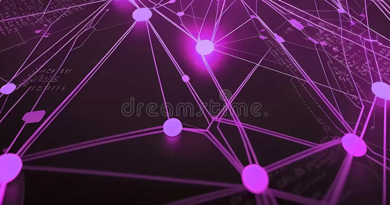 Abstract Future Internet Technology Network Concept Background Stock ...