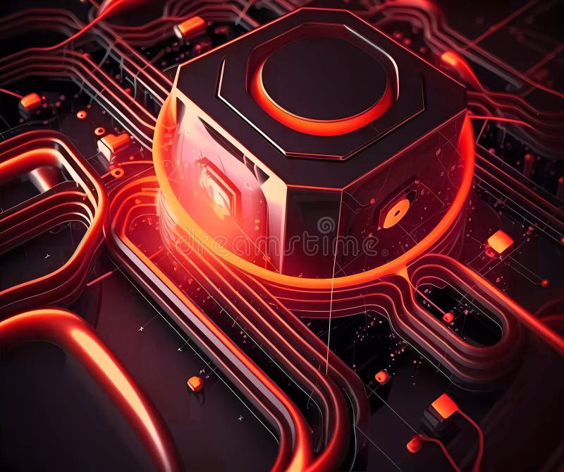 Abstract Future Internet Technology Network Concept Background Stock ...